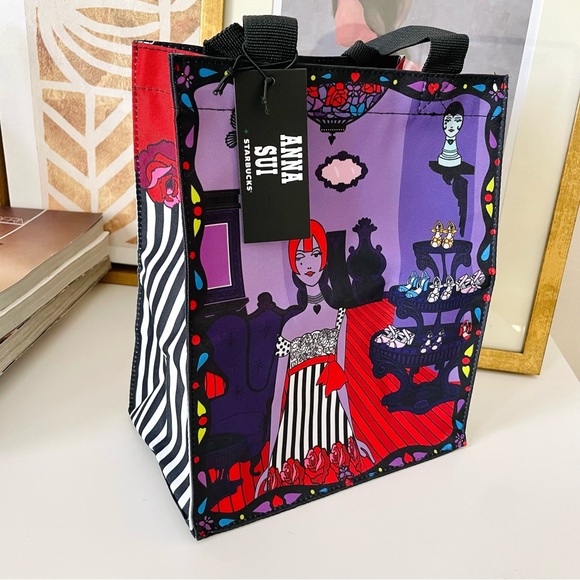 Anna Sui | Bags | Anna Sui X Starbucks Small Tote | Poshmark